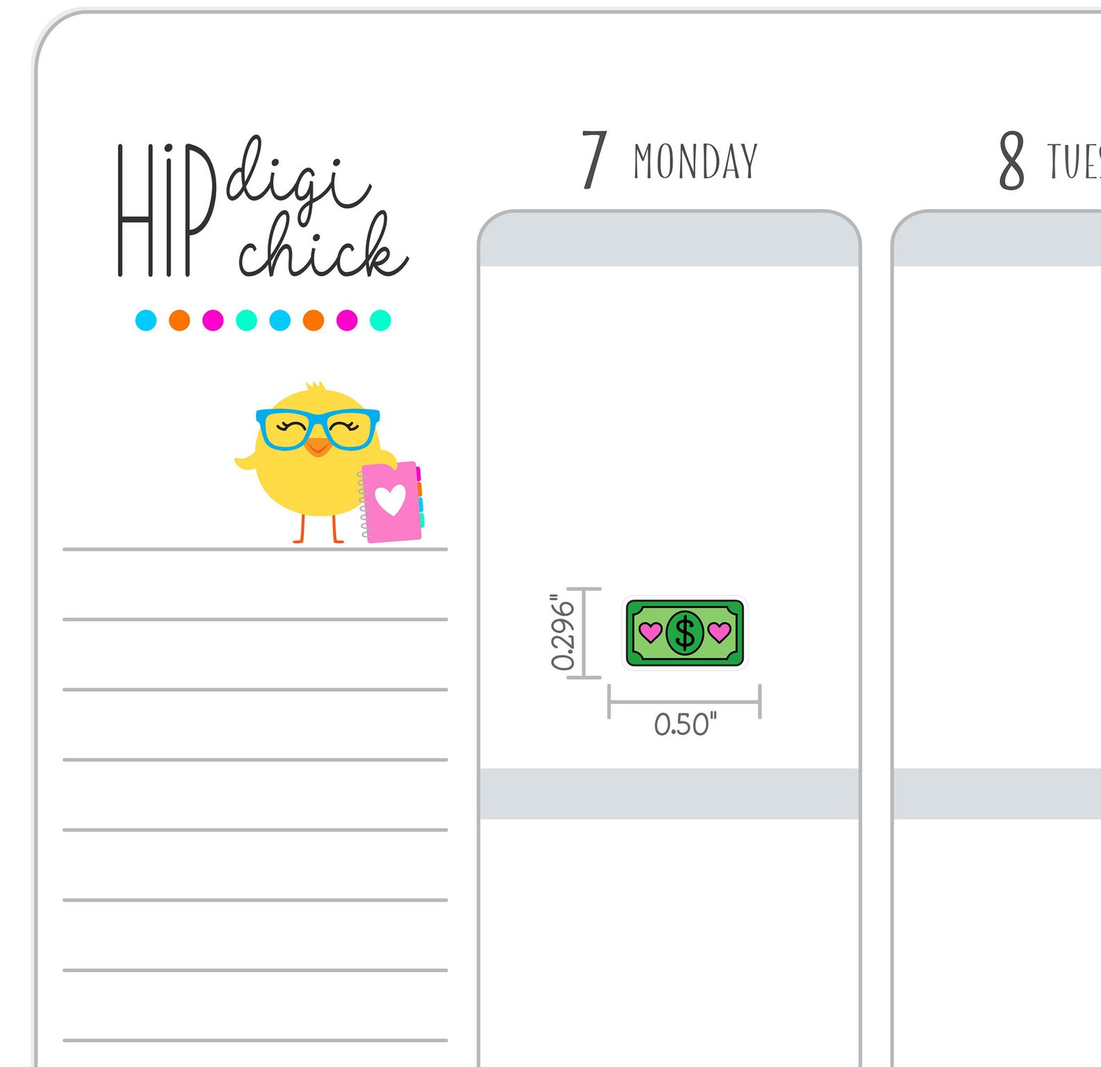Payday Planner Stickers - Money Savings Financial - Etsy