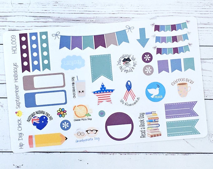 School Breaks Planner Stickers - Etsy
