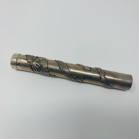 Antique Chinese Silver Needle Case Silver Needle Holder | Etsy