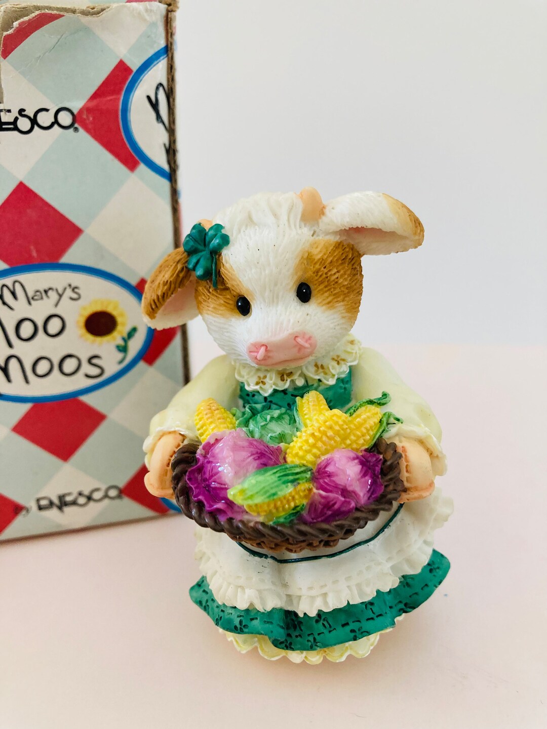 Mary's Moo Moos corn, Beef, and Cabbage Cow Figurine for St Patricks ...