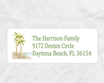 Palm Tree Address - Etsy