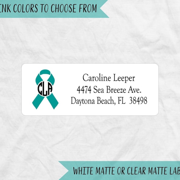 Ribbon Monogram - Etsy