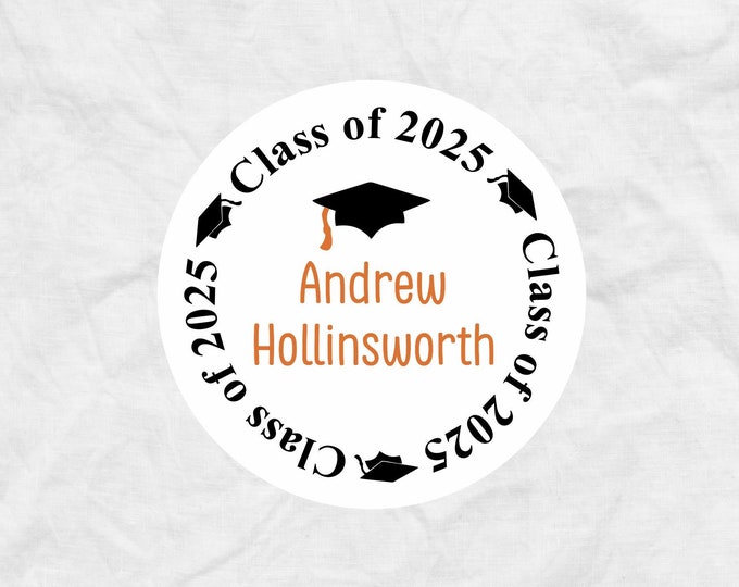 Personalized Stickers, Graduation Party Stickers, Graduation ...