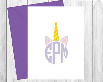 Unicorn notes | Etsy