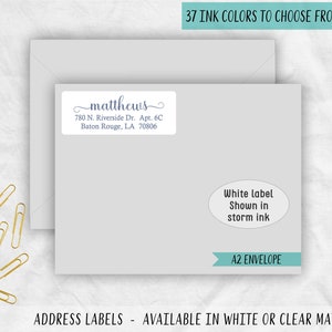 Custom Return Address Labels Personalized Return Address - Etsy