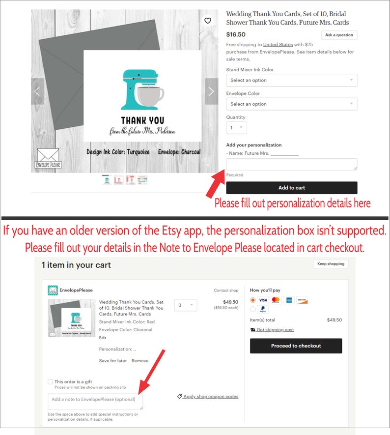 Awareness Ribbon Monogram Note Cards Cancer Awareness Ribbon | Etsy