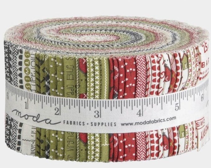 Red Barn Christmas by Sweetwater of Moda Jelly Roll - Etsy