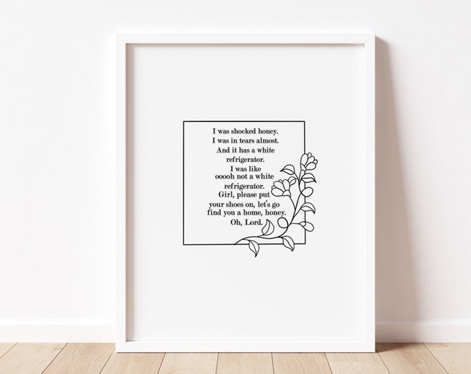 White Refrigerator Nene Leeks Quote From Real Housewives of Atlanta ...