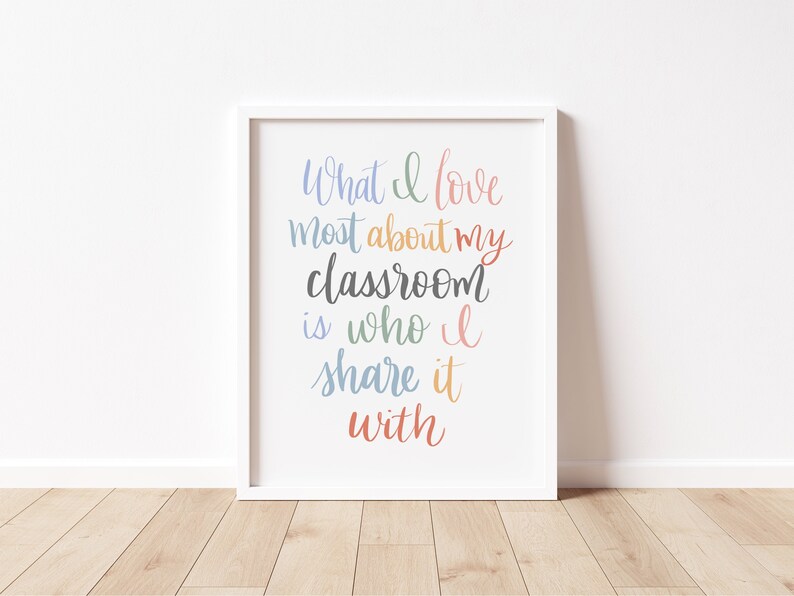 My Classroom Print / Inspirational Classroom Print / Digital Download ...