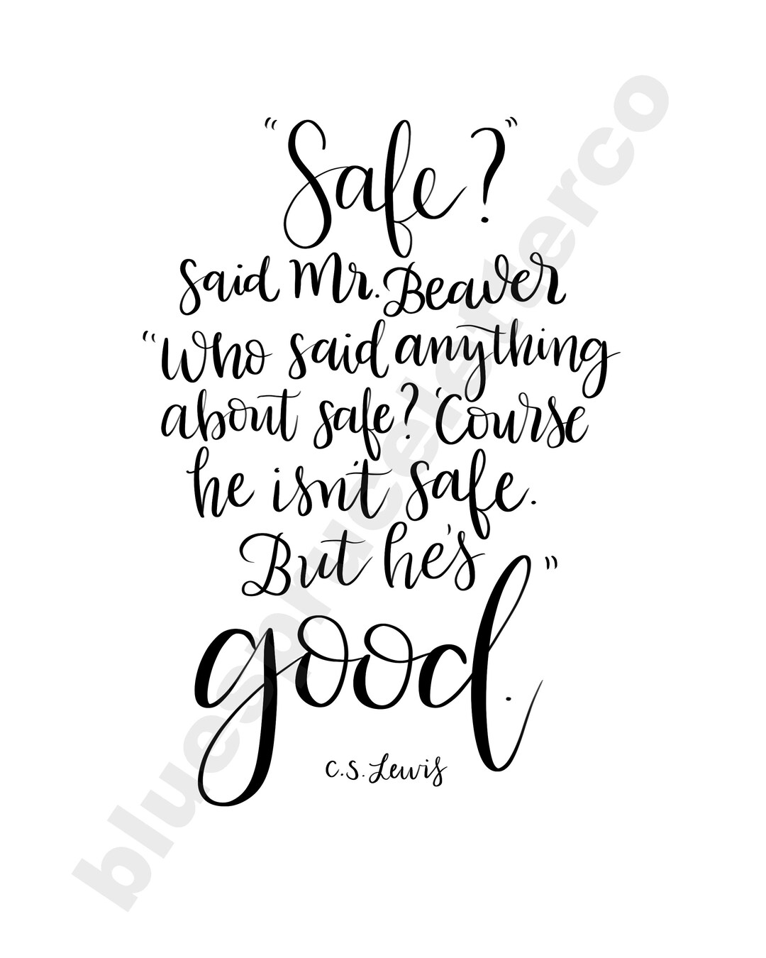 C.S. Lewis Quote Print / Digital Download / Inspirational Quote ...