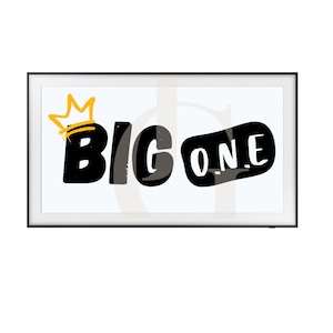 Notorious ONE | the BIG One First Birthday Party Frame TV Art | Samsung ...