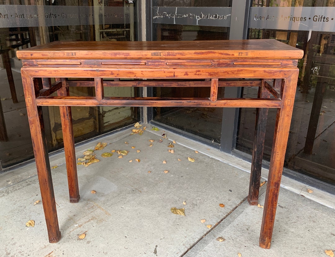 Antique Ming Design Tall Table Console Table Bar Table Circa 1900s - Etsy