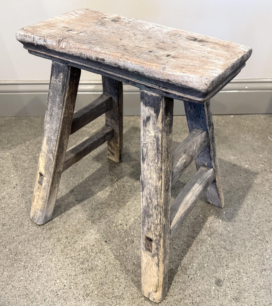 Asian Antique Primitive Elm Wood Farm Stool, Circa 1940's - Etsy