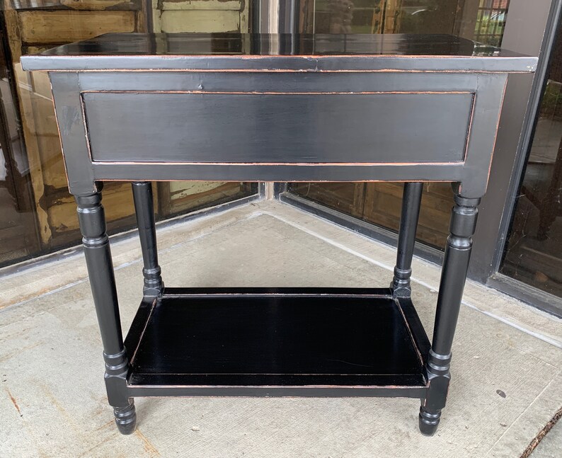 Antique Black Ming Style Console Table/accent Table - Etsy