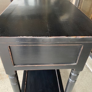 Antique Black Ming Style Console Table/accent Table - Etsy