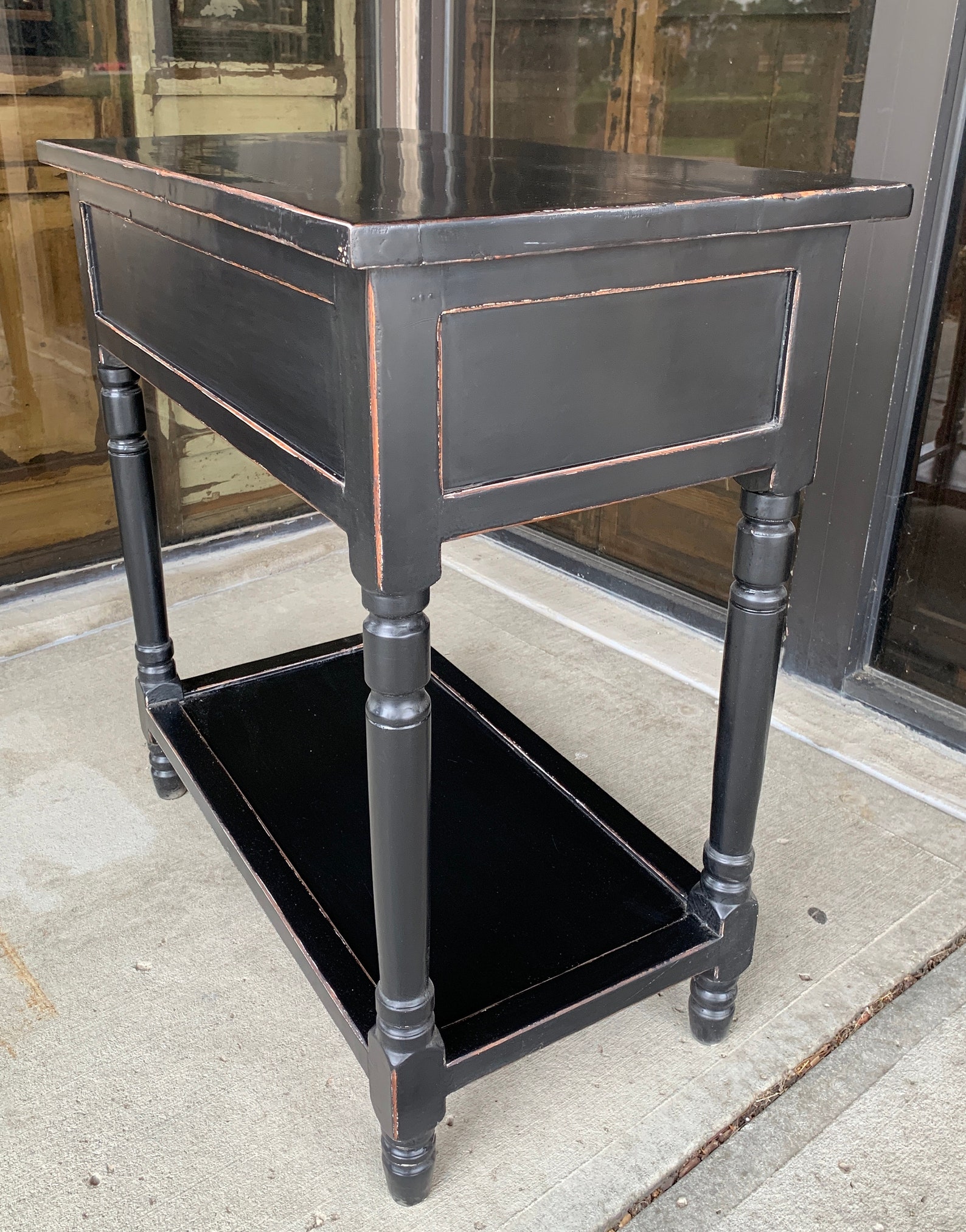 Antique Black Ming Style Console Table/accent Table - Etsy