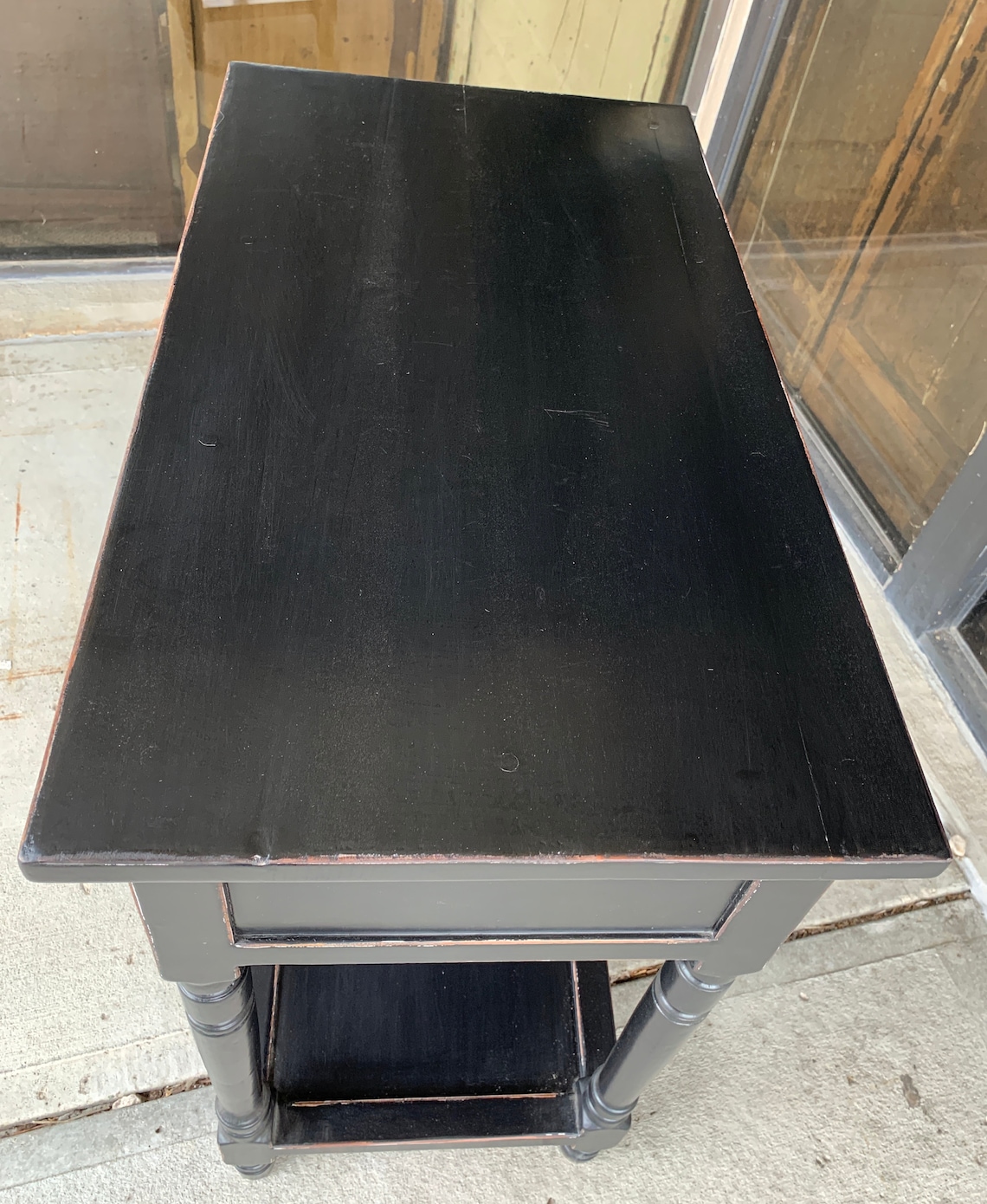 Antique Black Ming Style Console Table/accent Table - Etsy