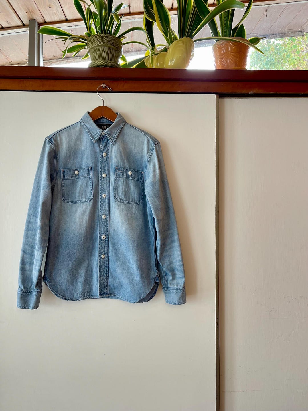 Ralph Lauren Vintage Double RRL Denim Button up Top Size Small ...