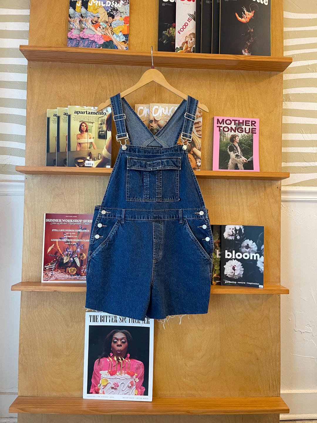 Vintage 90s No Boundaries Denim Shortalls Cut-off Overalls Size XL ...