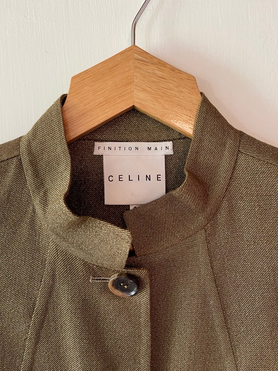 Vintage CELINE FINITION MAIN gold military inspired j… - Gem