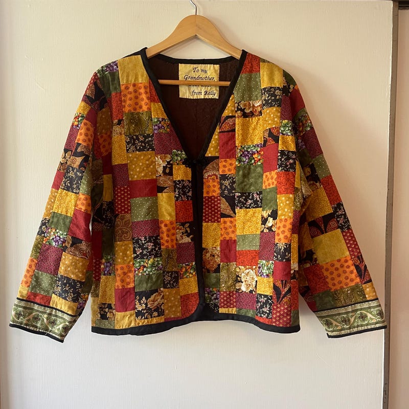 Patchwork Quilt Jacket - Etsy