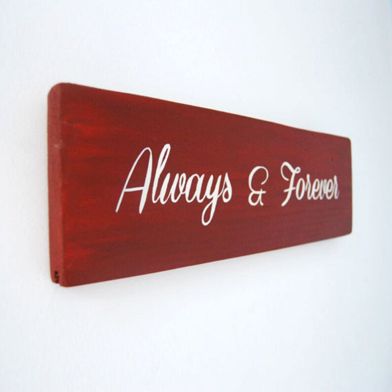 Always and Forever Wooden Sign - Etsy