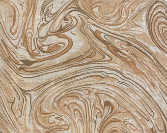 Brown Swirl Fabric | Etsy