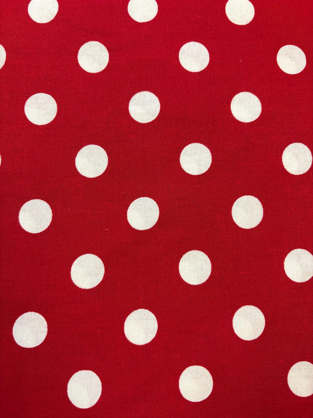 Big Dot Red , Red Polka Dot Fabric, Quilting Fabric, Polka Dot Fabric, Big Polka Dot Fabric, Red ...