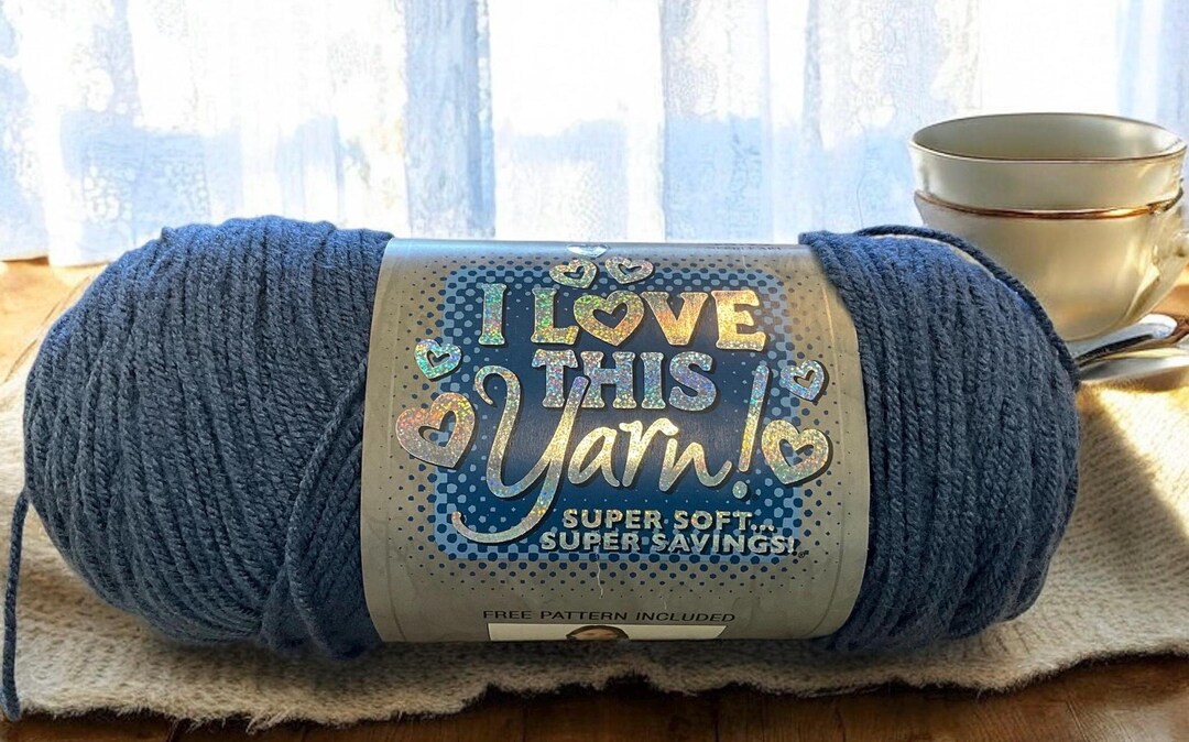 I Love This Yarn, 250 Dark Country Blue, 7oz/198g, 355 Yds/325m, 4 ...