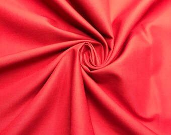Deep Red Fabric - Etsy