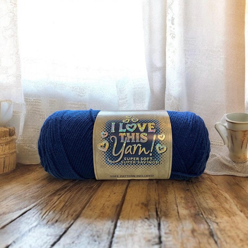 Royal Blue Acrylic Yarn - Etsy