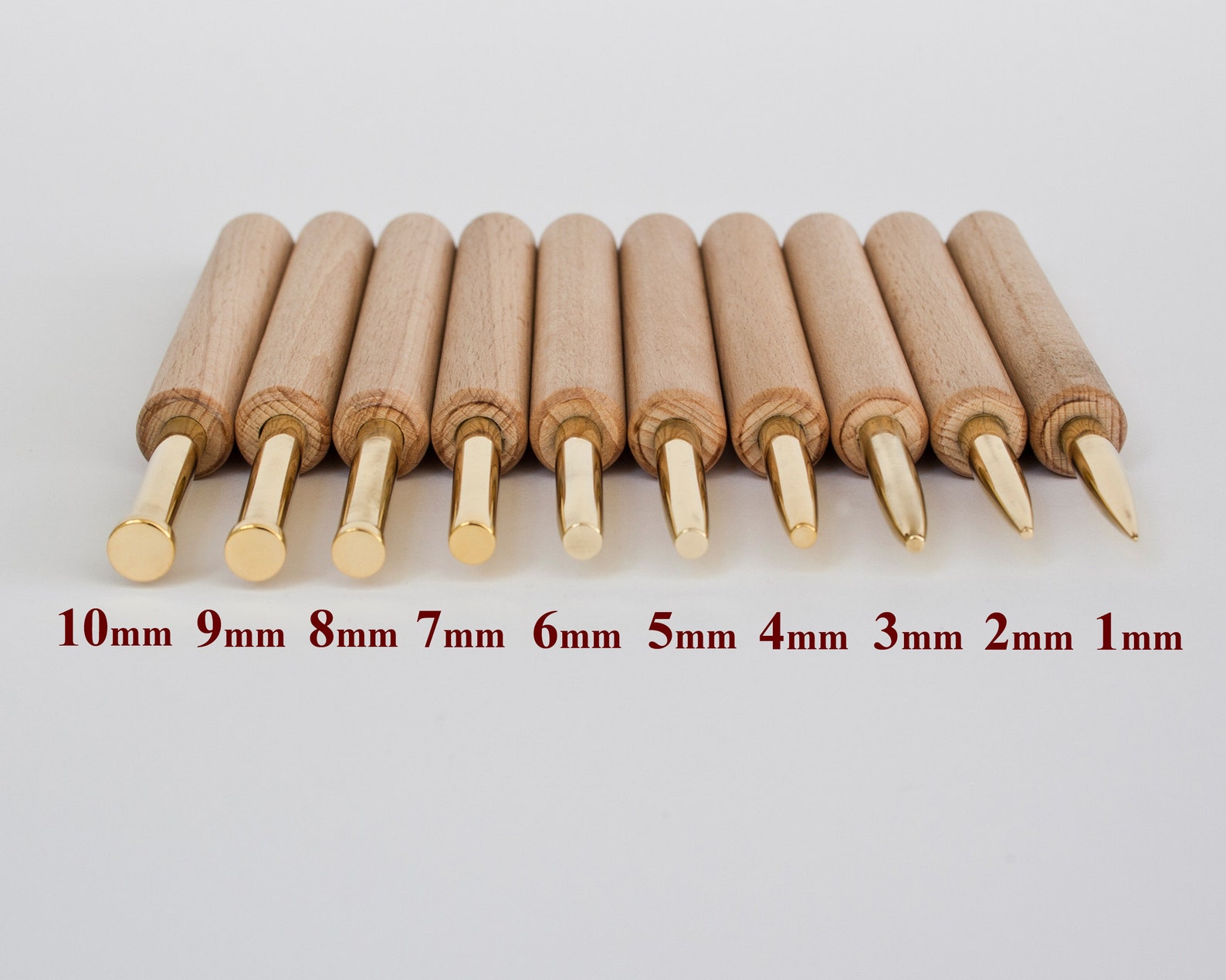 Bookbinding Dot Set 10 Tools Hot Stamping Tools Brass | Etsy