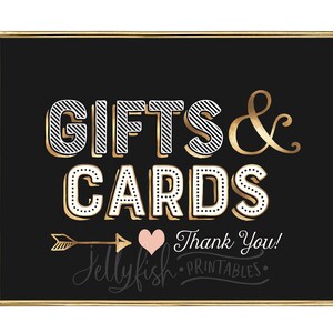 Gifts & Cards Sign Printable or Printed Signs Party - Etsy