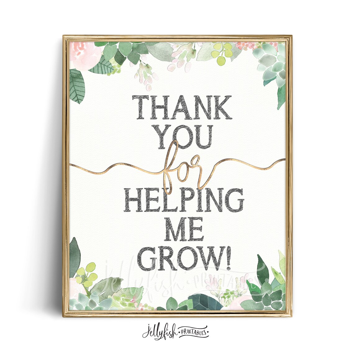 Sweet Succulent Thank You Sign | Graduation Decorations 2025 | Party ...