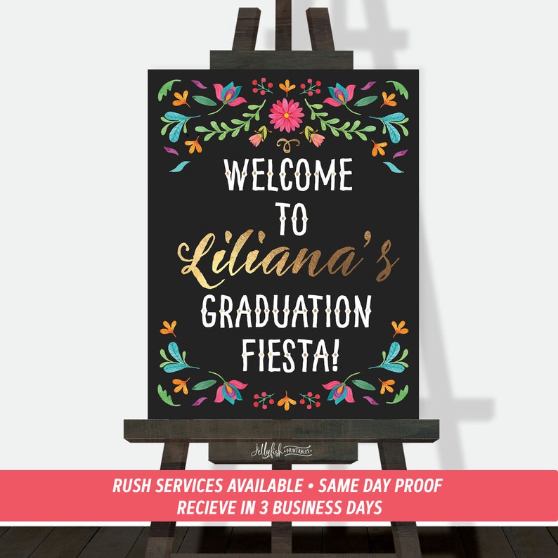 Fiesta Graduation Welcome Sign Graduation Decorations 2022 - Etsy
