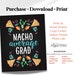 Nacho Average Grad Party Sign Nacho Bar Sign Fiesta Graduation ...