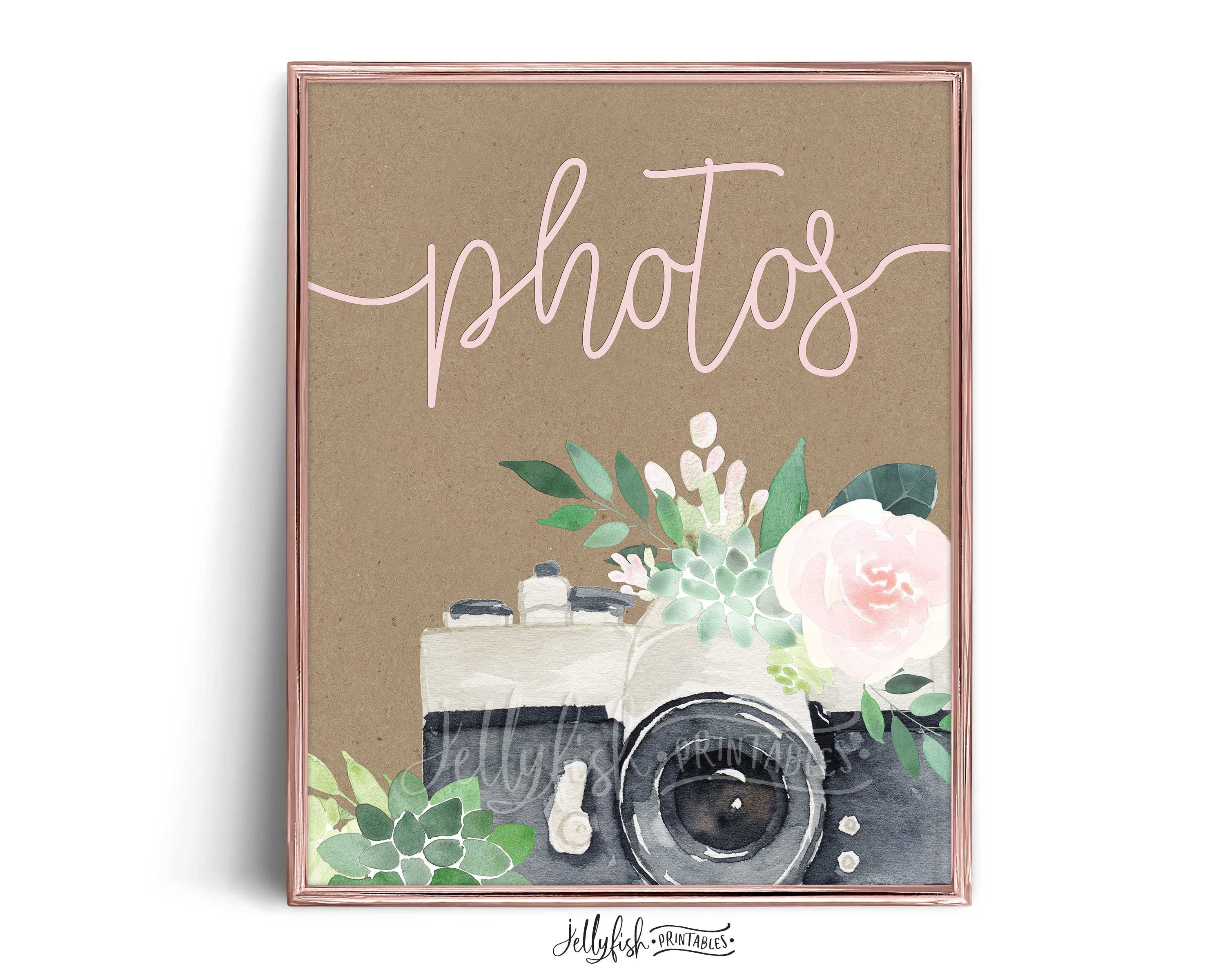 Succulent Photo Booth Sign Graduation Decorations 2020 | Etsy