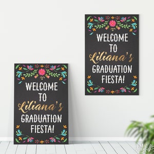 Fiesta Graduation Welcome Sign | Graduation Decorations 2025 ...