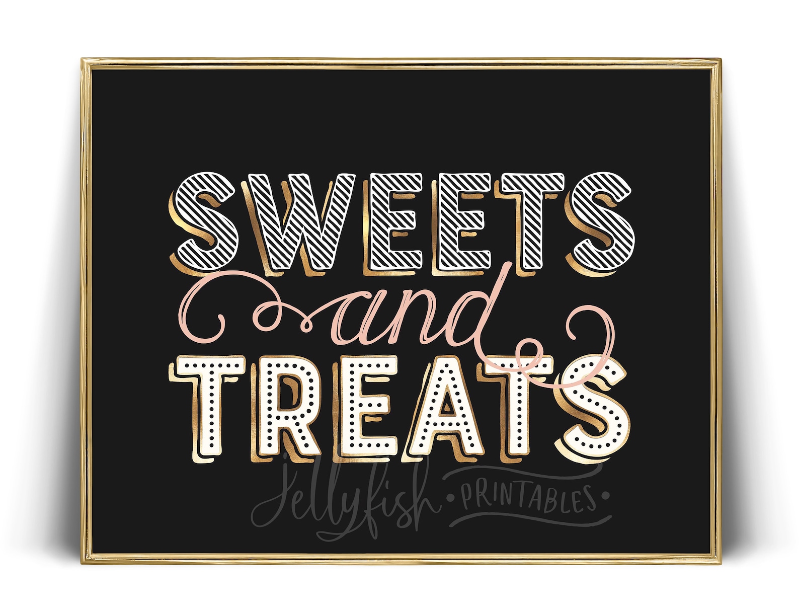 Sweets & Treats Sign Printable or Printed Signs Party - Etsy