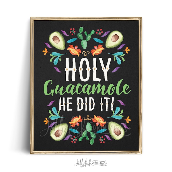Holy Guacamole - Etsy