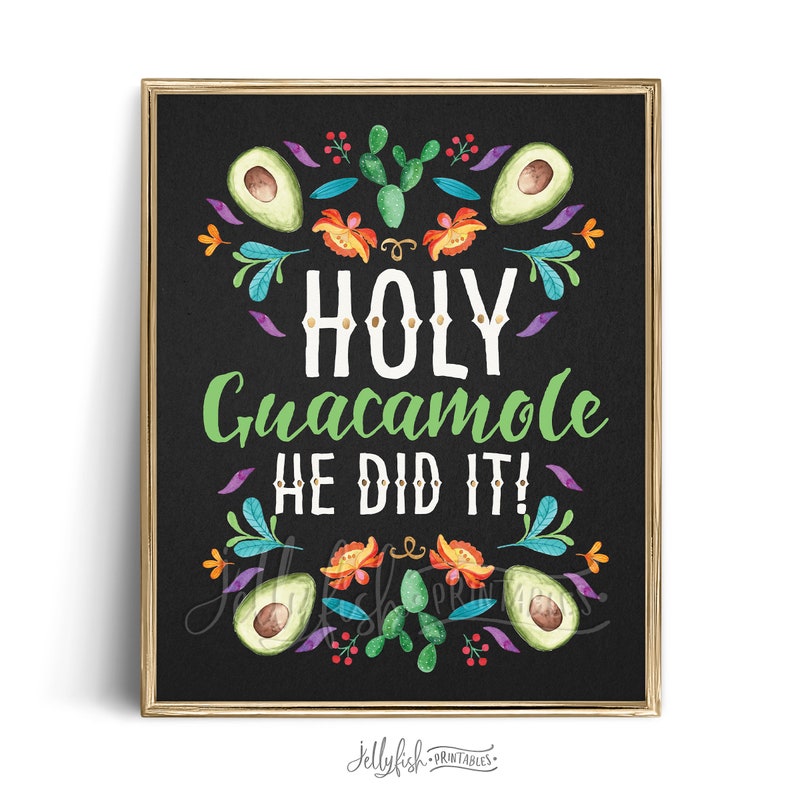 Holy Guacamole - Etsy