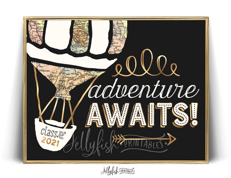 Adventure Awaits Sign Instant Download Digital Files | Etsy