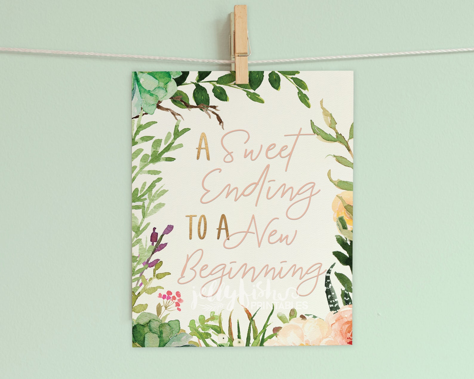 Succulent Sweet Ending Sign Graduation Decorations 2022 | Etsy
