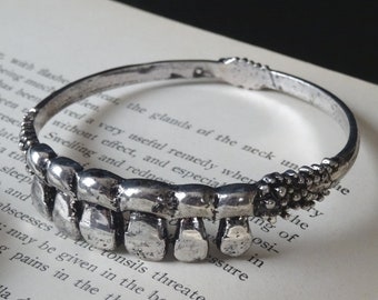 1 Human Teeth Bracelet Bangle Silver Zombie Penny Dreadful - Etsy