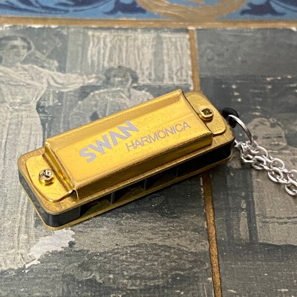 Harmonica Necklace - Etsy