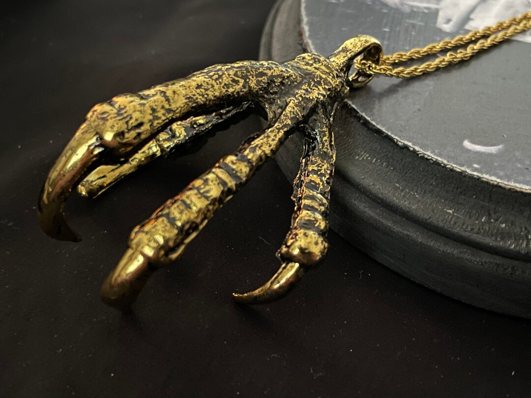Bird Claw Necklace Large - Etsy