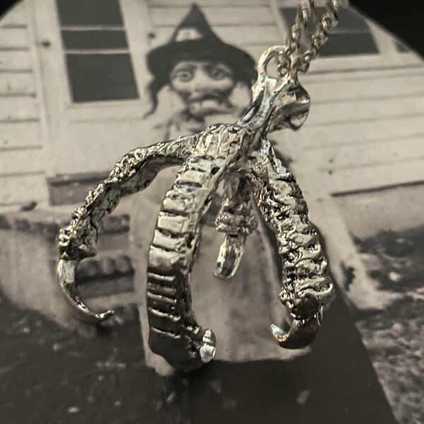 Bird Claw Necklace - Etsy