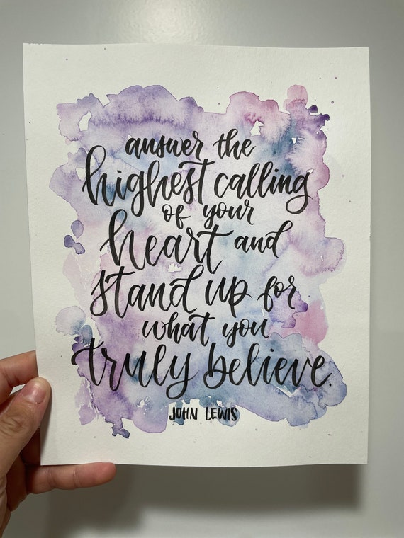 Watercolor Typography Quotes