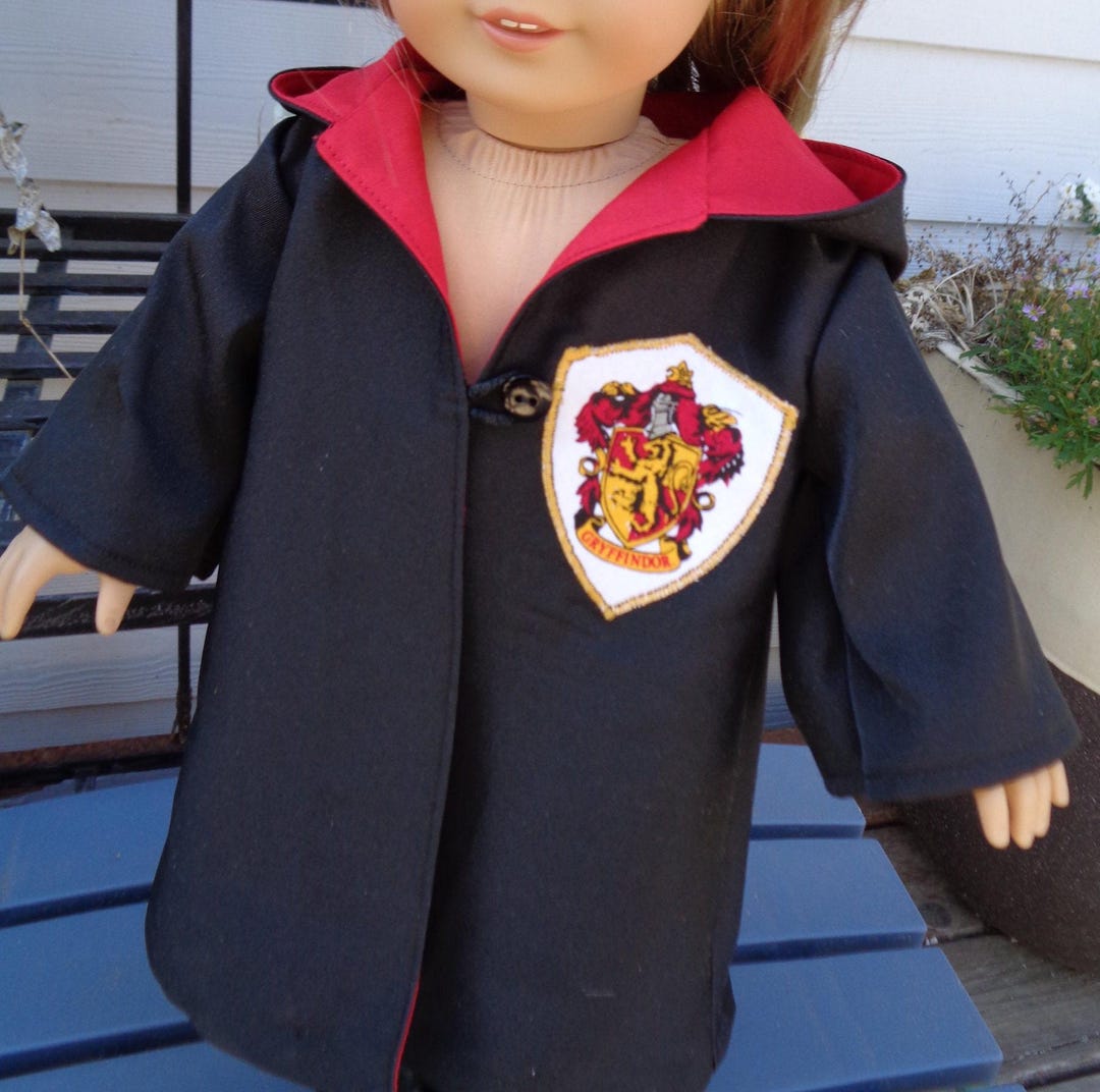 Wizarding Robe for 18" Dolls, With Wand, House Colors - Etsy