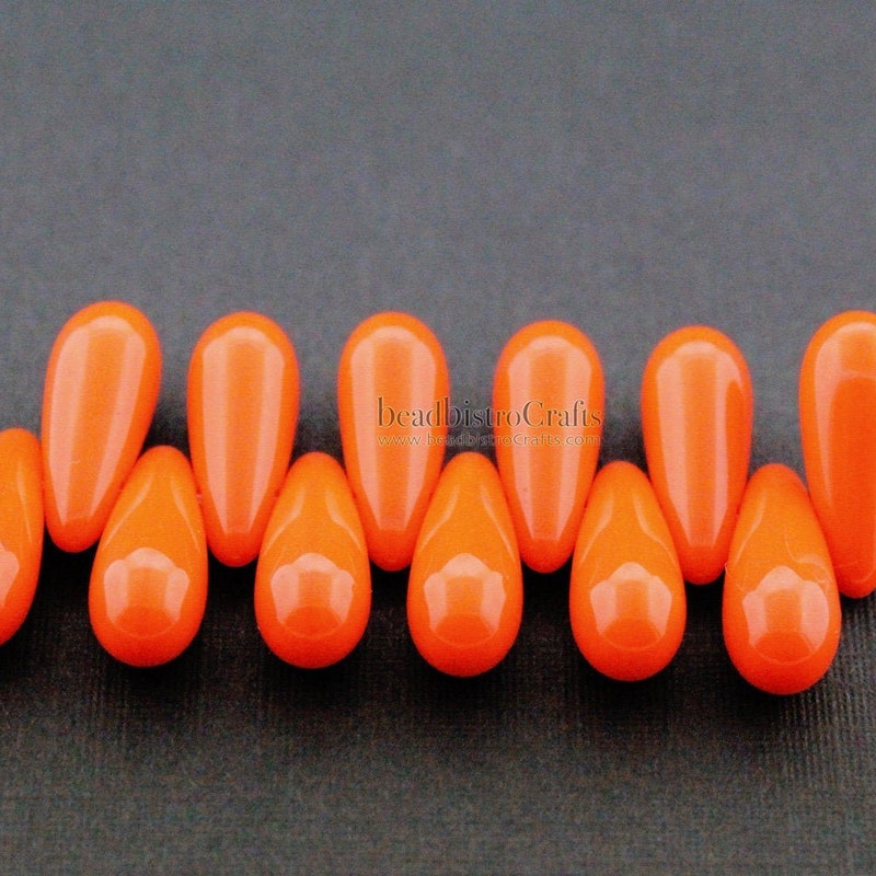 Tear Drop Beads - Etsy